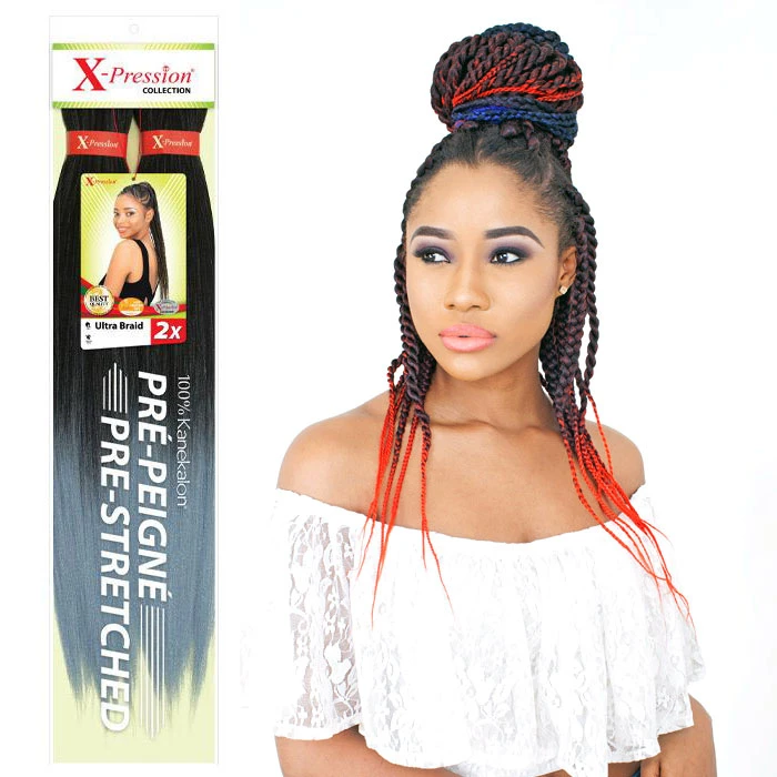 Xpression Ultra Braid Bulk Pre stretched Braiding Hair Online UK ...
