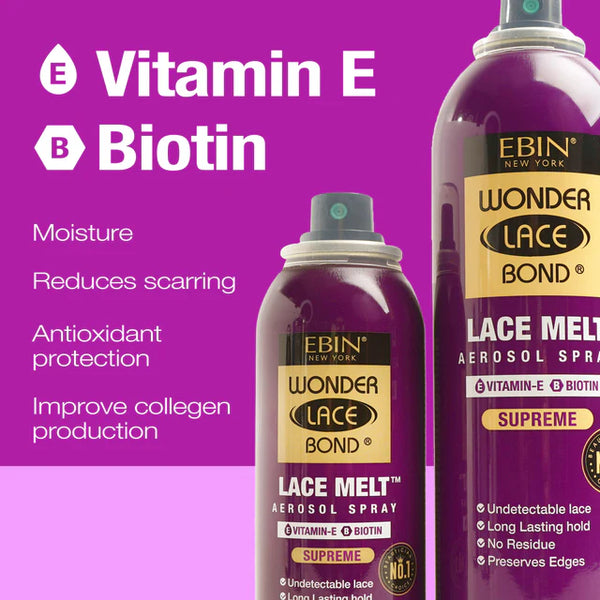 Ebin Lace Melt Spray VItamin-E 180ml