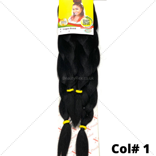 Xpression Lagos Braid Pre Stretched Braiding Hair Extensions ...