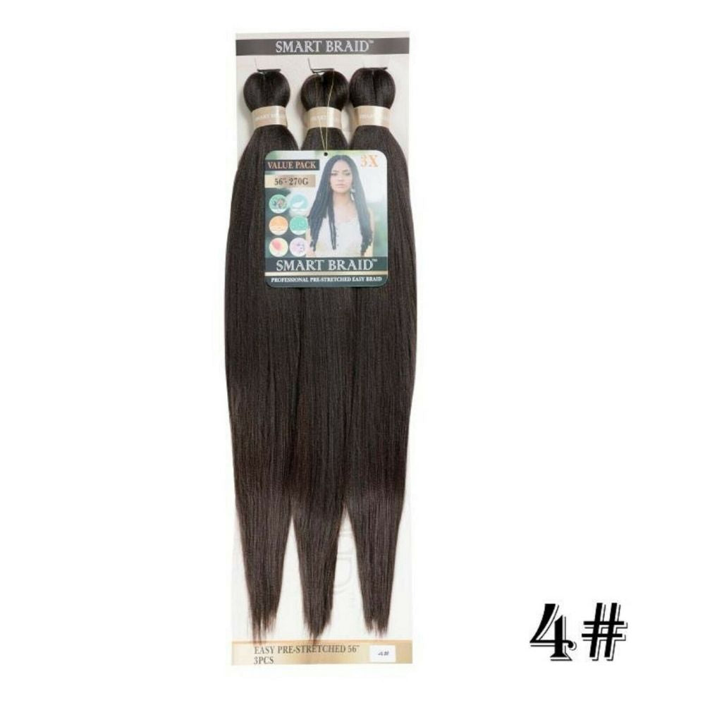 Smart Braid 3 Pack 28" Pre-Stretched Braiding Hair Extensions