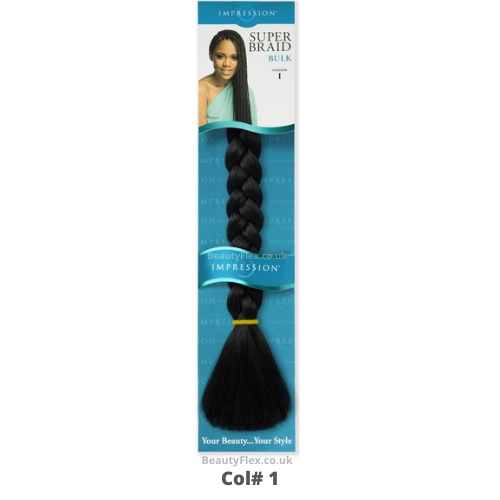 Xpression Ultra Braid Pre-Stretched Braiding Hair Extensions 46 inch ...