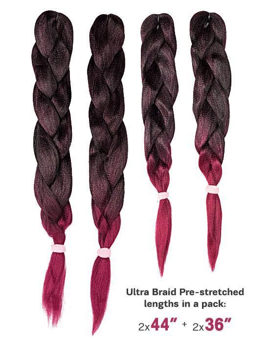 Xpression Lagos Braid Pre Stretched Braiding Hair Extensions ...